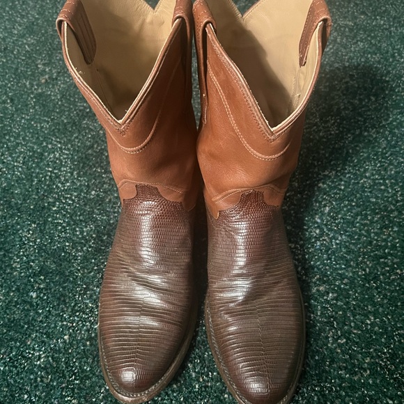 Tecovas | Shoes | Mens Tecovas Boots 5 Dgenuine Vamp Lizardupper And ...